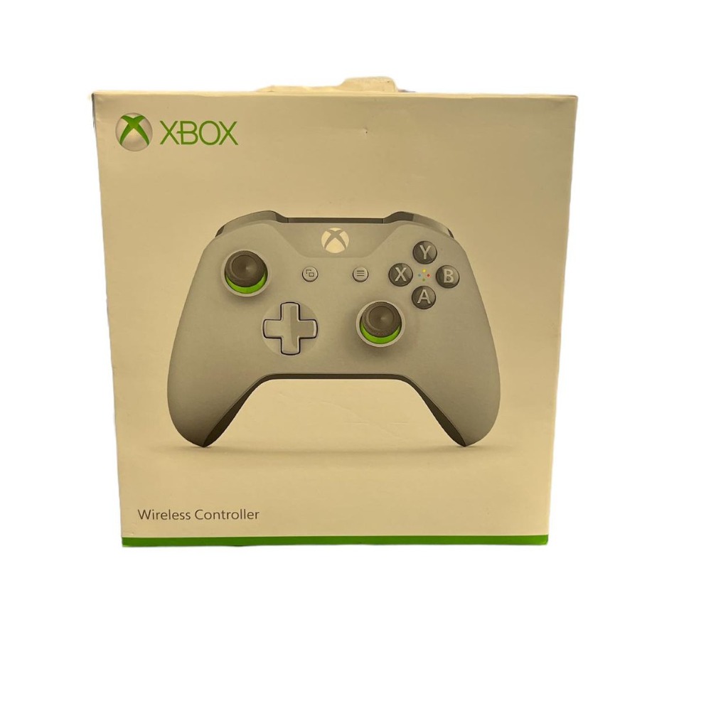 Pre-owned Microsoft Xbox One Wireless Controller - Grey/Green - Own4Less
